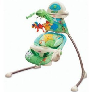 Our Review of Fisher-Price Rainforest Swing – Baby Gear Hub